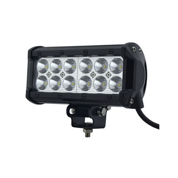 Proiector LED auto offroad 36W 12V-24V, 3500 lumeni, patrat, Spot beam ...