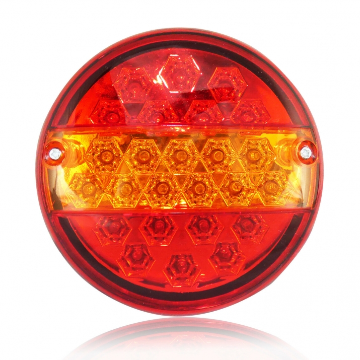 Led Stop Tip Hamburger, pentru camion, remorca, autobuz, rulota, 12V ...