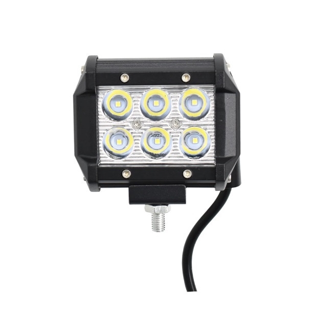 Proiector LED Auto Offroad 18W/12V-24V, 1800 Lumeni, Dreptunghiular ...