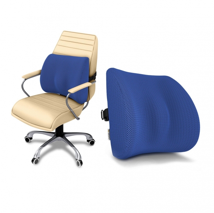 Perna ortopedica cu gel pentru sezut, scaun birou/auto design ergonomic ...