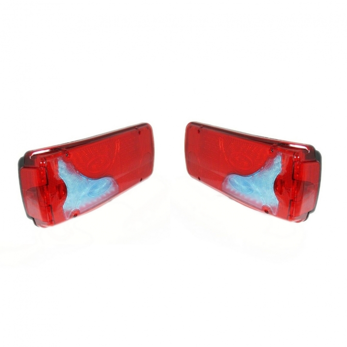 Set 2 Led Lampi Stop Auto Flexzon, 6 Functii, Daf Iveco Scania Volvo Man Renault 24V | Flexzon.ro