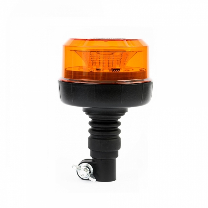 Girofar Flexzon, LED, Slim, 12-24V, 12 SMD, Omologare E9, Prindere Tija Flexibil, Galben ...