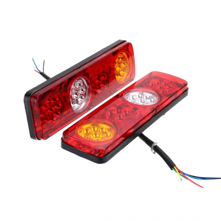 Set 2 Auto LED Lampi Spate Flexzon, Universale, 4 Functii, Remorca, Camion, Trailer, 12V ...