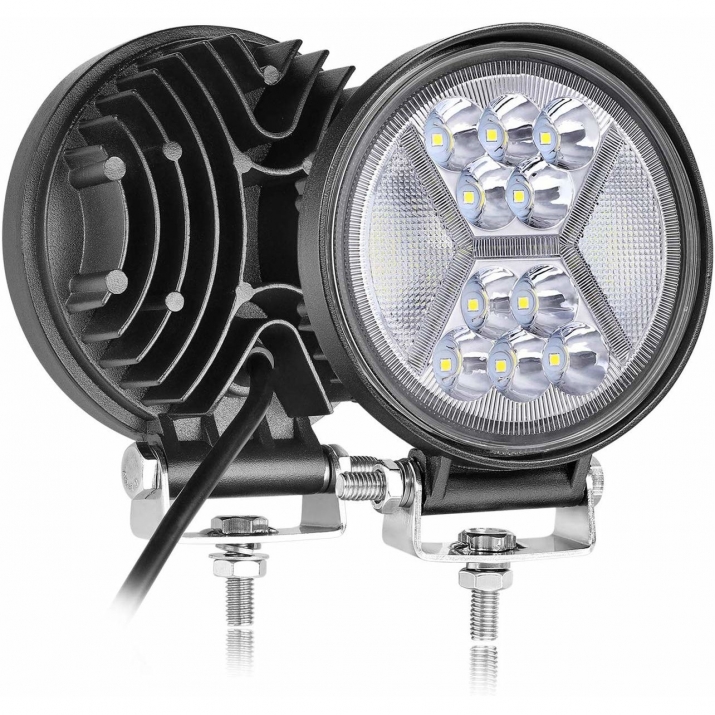 LED Lampa Flexzon Lumina Ceata Iluminat Rotund 126W 12V / 24V Combo ...