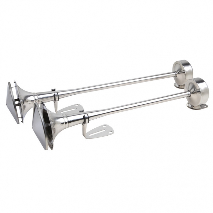 Claxon Auto, Flexzon, Camion, TIR, Cromat, 24V, 64 cm | Flexzon.ro